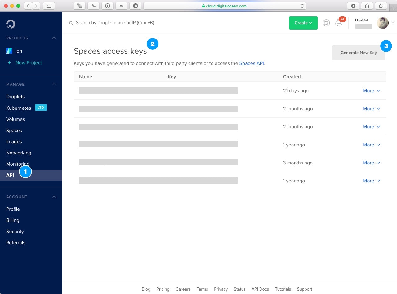 Setting Up DigitalOcean Spaces - Cloud Storage - Getting Started ... Setting Up DigitalOcean Spaces - Cloud Storage - Getting Started ...