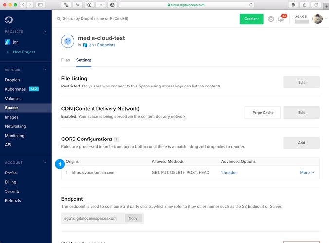 Setting Up DigitalOcean Spaces - Cloud Storage - Getting Started ... Setting Up DigitalOcean Spaces - Cloud Storage - Getting Started ...